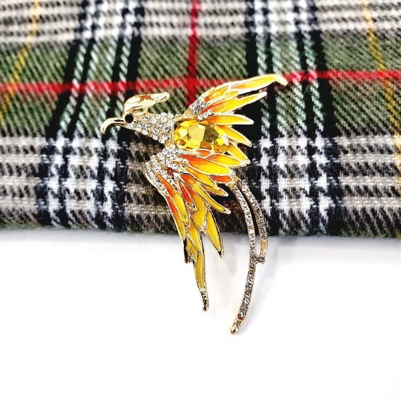 The Shepherd'S Knot | Jewelry | New Phoenix Bird Rhinestone Gold Wizard ...